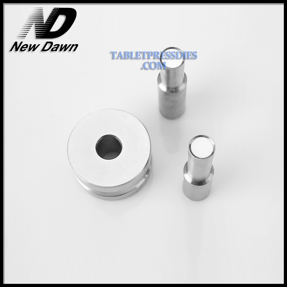 Standard bevel-edged dies for TDP - 6 punch tablet press machine - New Dawn